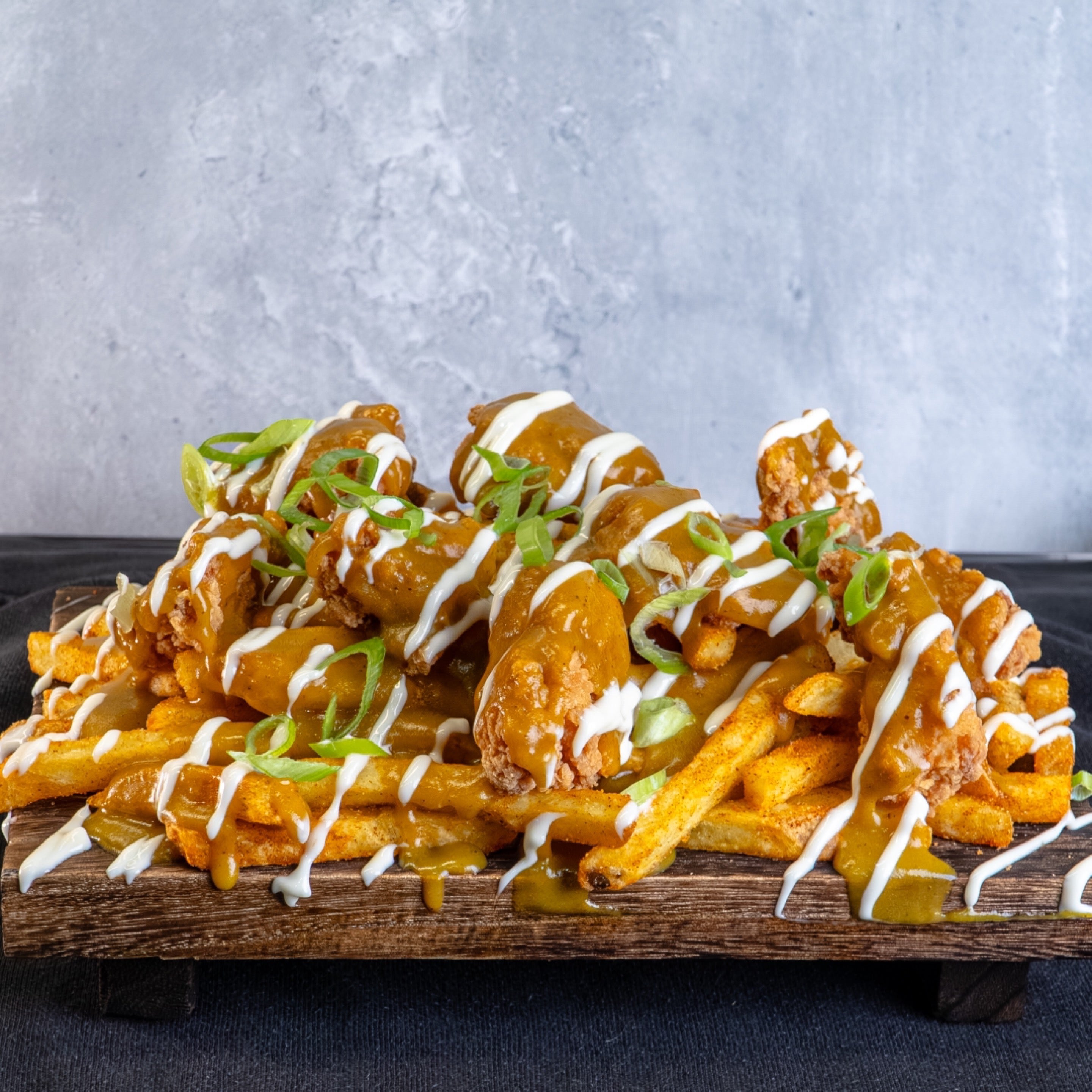 Katsu Chicken Loaded Fries | Smokies Grill Hut